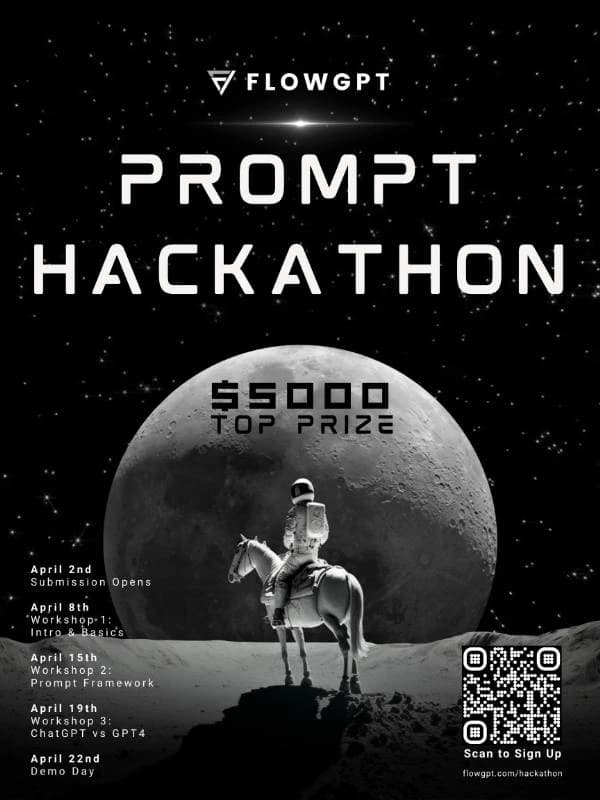 View the FlowGPT "Prompt Hackathon" Winners by Category | Free Chat ...